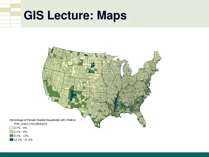 PPT - GIS Lecture: Maps PowerPoint Presentation, free download - ID:9359734