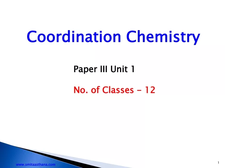 PPT - Coordination Chemistry PowerPoint Presentation, free download ... PPT - Coordination Chemistry PowerPoint Presentation, free download ...