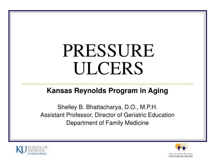 PPT - PRESSURE ULCERS PowerPoint Presentation, free download - ID:9359889