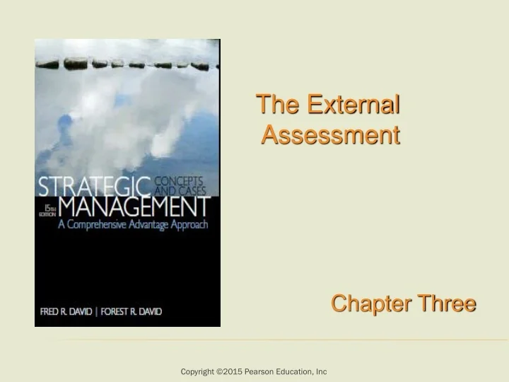 PPT - The External Assessment Chapter Three PowerPoint Presentation ...