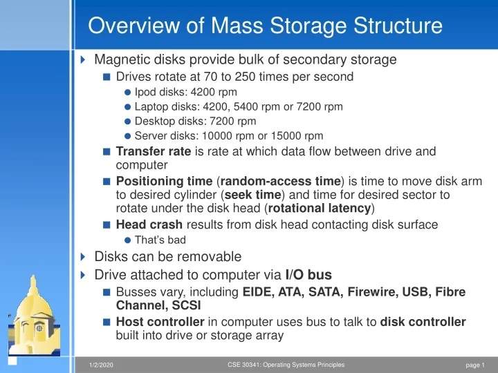 PPT - Overview of Mass Storage Structure PowerPoint Presentation, free ...