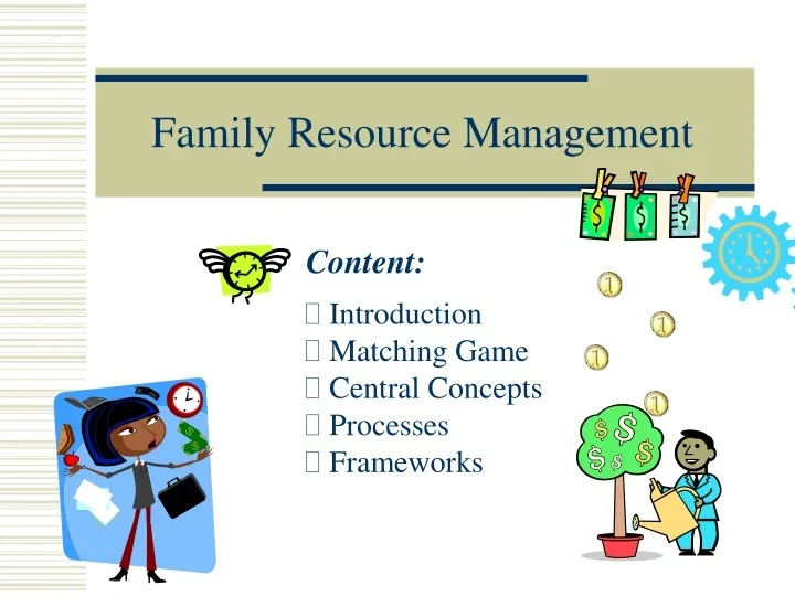 PPT - Family Resource Management PowerPoint Presentation, free download ...