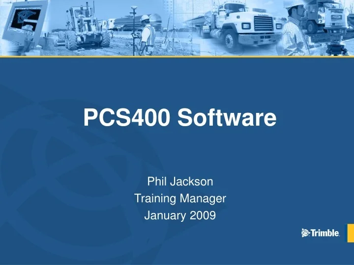 PPT - PCS400 Software PowerPoint Presentation, free download - ID:9362712