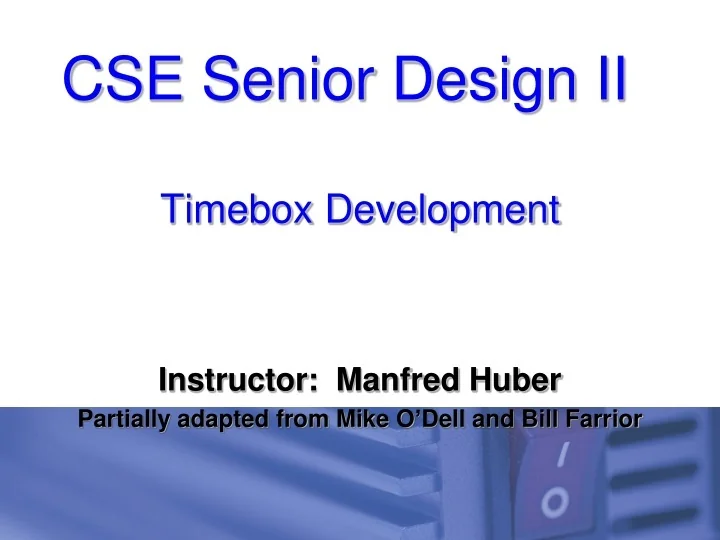 PPT - Timebox Development PowerPoint Presentation, free download - ID ...
