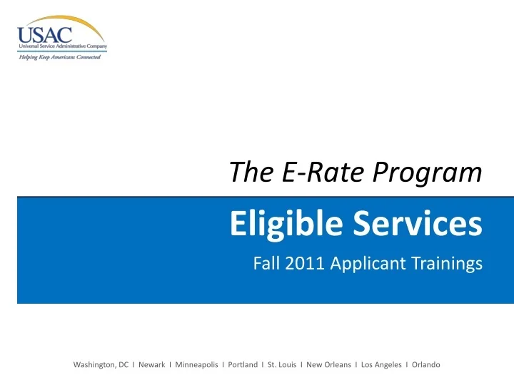 PPT - The E-Rate Program PowerPoint Presentation, free download - ID ...