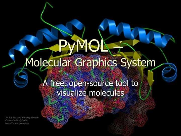 PPT - PyMOL – Molecular Graphics System PowerPoint Presentation, free ...
