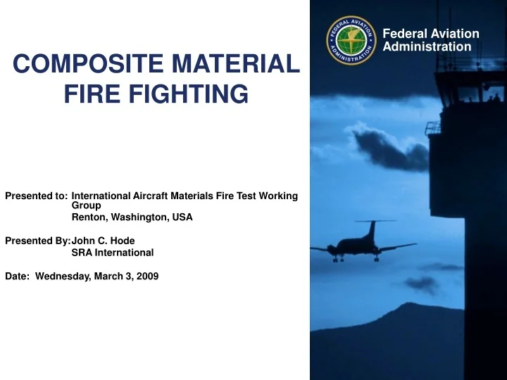 PPT - COMPOSITE MATERIAL FIRE FIGHTING PowerPoint Presentation, free ...