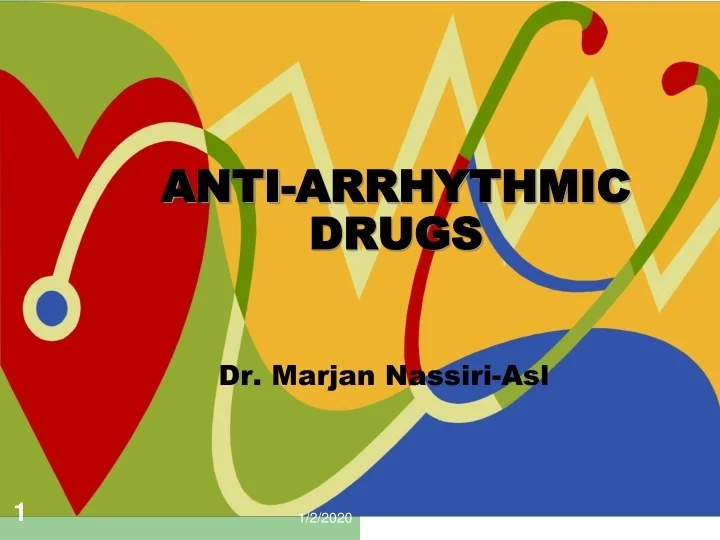 PPT - ANTI-ARRHYTHMIC DRUGS PowerPoint Presentation, free download - ID:9373801