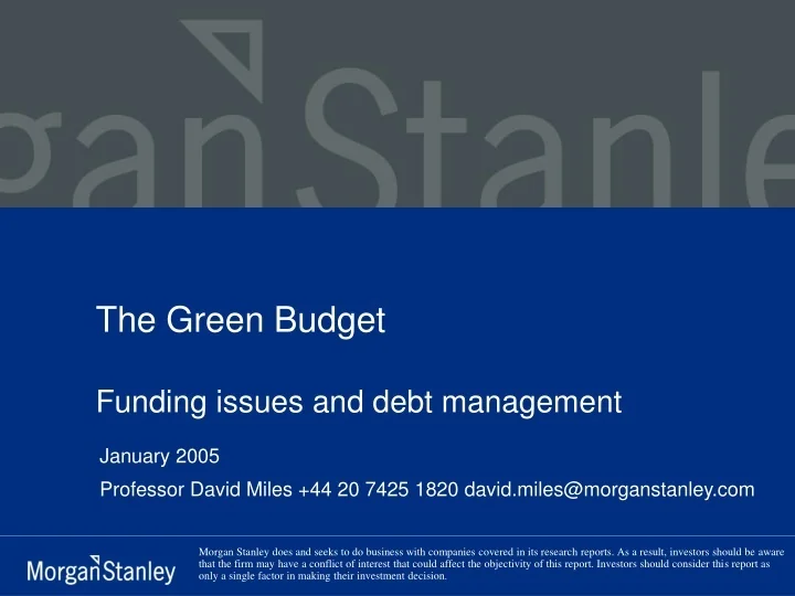 PPT - The Green Budget PowerPoint Presentation, free download - ID:9374865