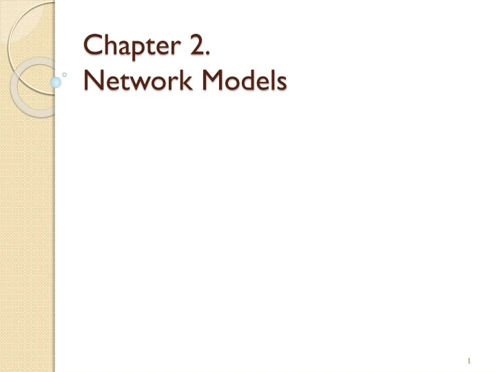 PPT - Chapter 2. Network Models PowerPoint Presentation, free download - ID:9376663
