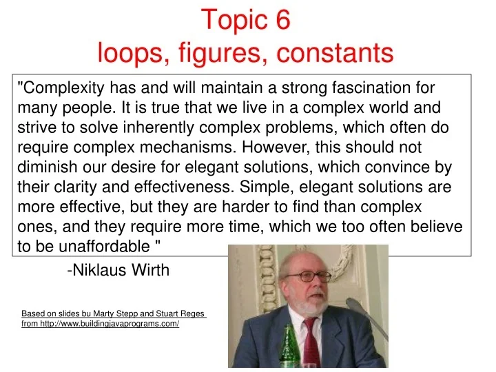 PPT - Topic 6 loops, figures, constants PowerPoint Presentation, free ...