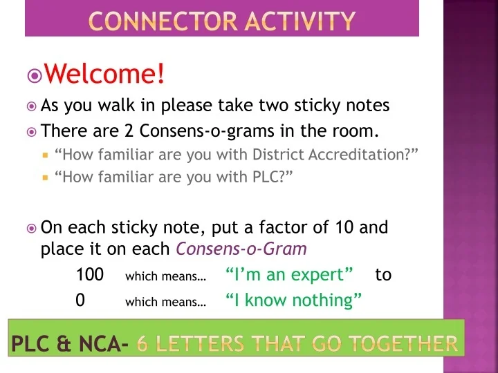 PPT - Connector activity PowerPoint Presentation, free download - ID ...