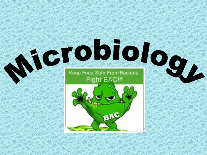 PPT - Microbiology PowerPoint Presentation, free download - ID:9382253