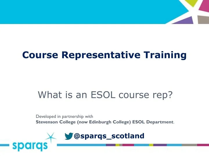 PPT - Course Representative Training PowerPoint Presentation, free ...