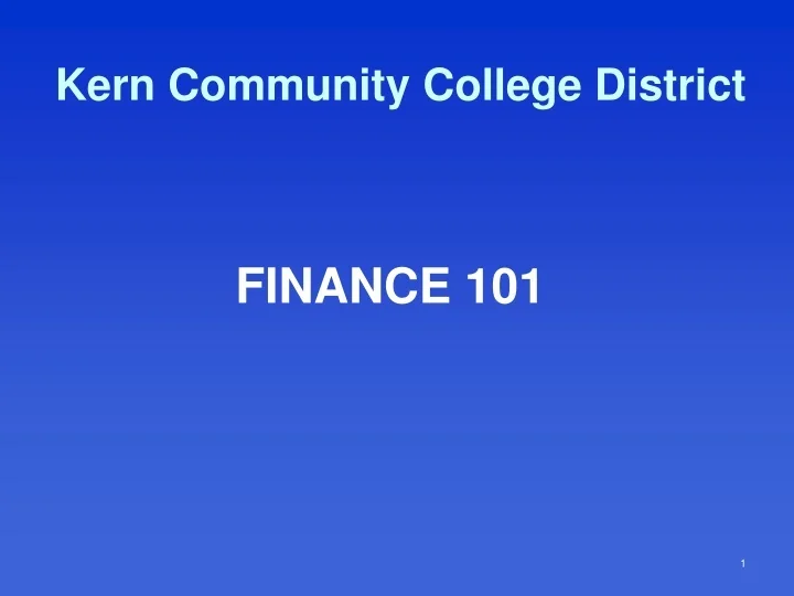 PPT - Kern Community College District PowerPoint Presentation, free ...