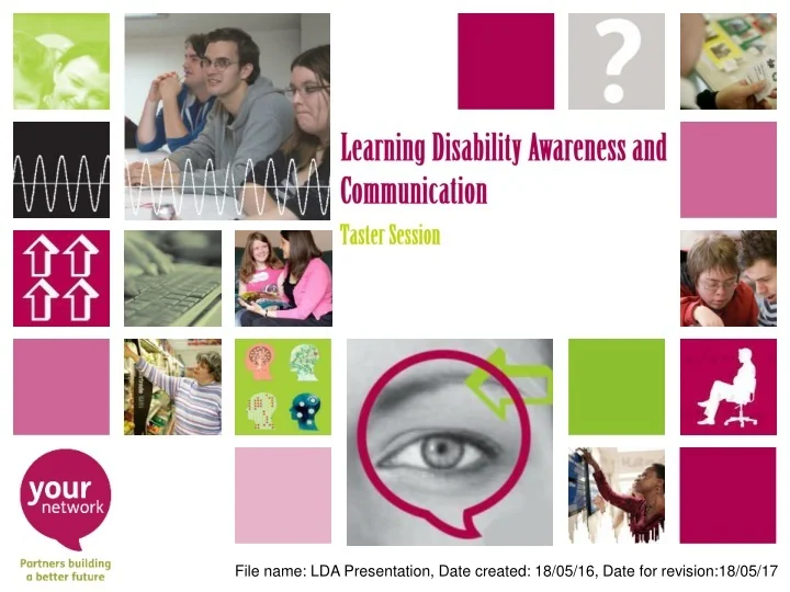 PPT - Learning Disability Awareness and Communication Taster Session ...