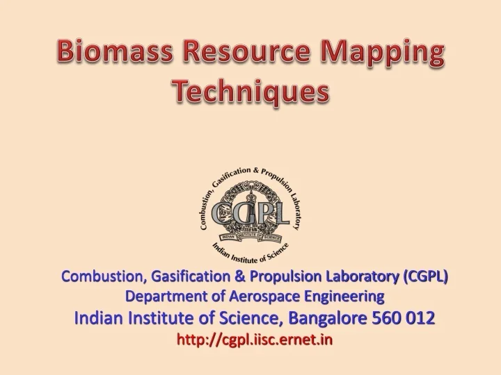 PPT - Biomass Resource Mapping Techniques PowerPoint Presentation, free ...