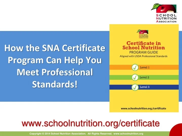 PPT - How the SNA Certificate Program Can Help You Meet Professional ...