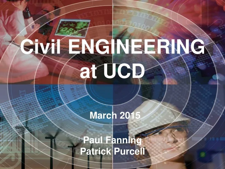 PPT - Civil ENGINEERING at UCD PowerPoint Presentation, free download - ID:9387986