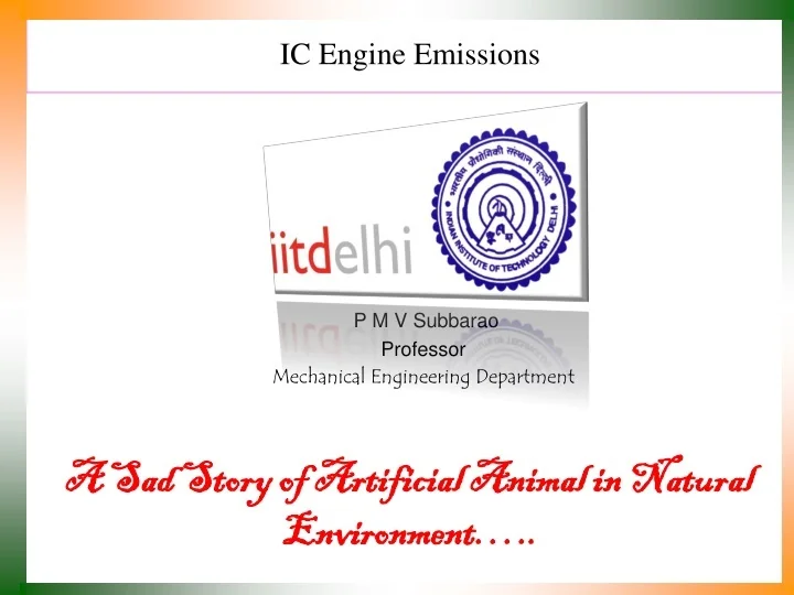 PPT - IC Engine Emissions PowerPoint Presentation, free download - ID:9388777