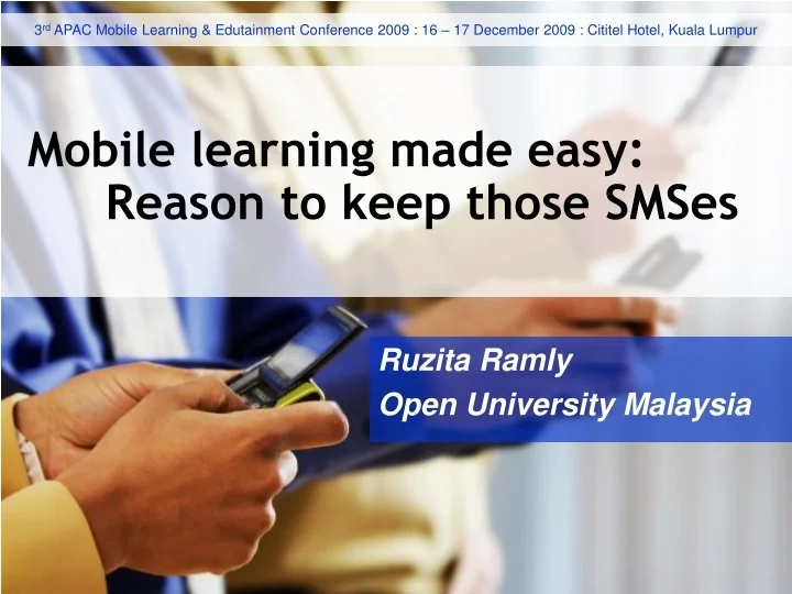 PPT - Mobile learning made easy: PowerPoint Presentation, free download ...