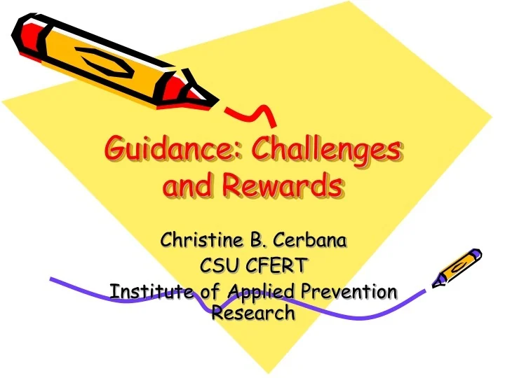 PPT - Guidance: Challenges and Rewards PowerPoint Presentation, free ...