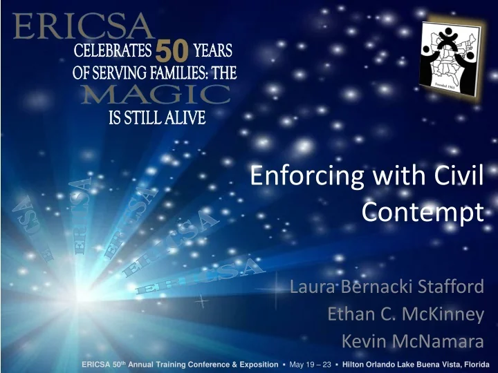 PPT - Enforcing with Civil Contempt PowerPoint Presentation, free ...