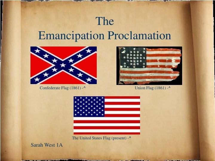 PPT - The Emancipation Proclamation PowerPoint Presentation, free ...