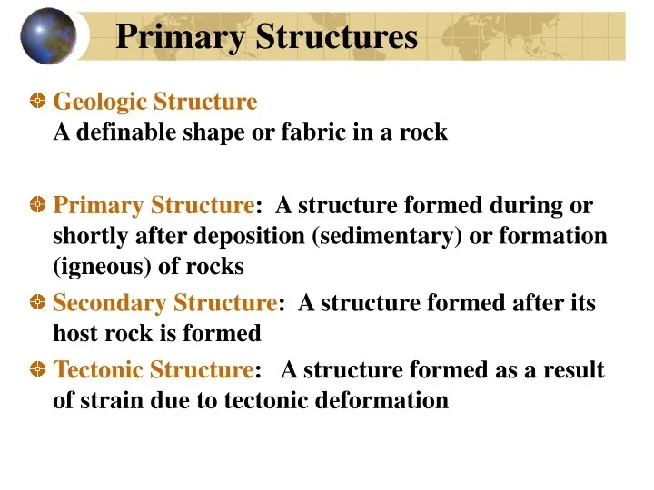 PPT - Primary Structures PowerPoint Presentation, free download - ID ...