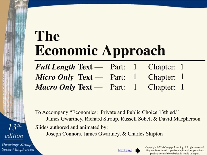 PPT - The Economic Approach PowerPoint Presentation, free download - ID ...