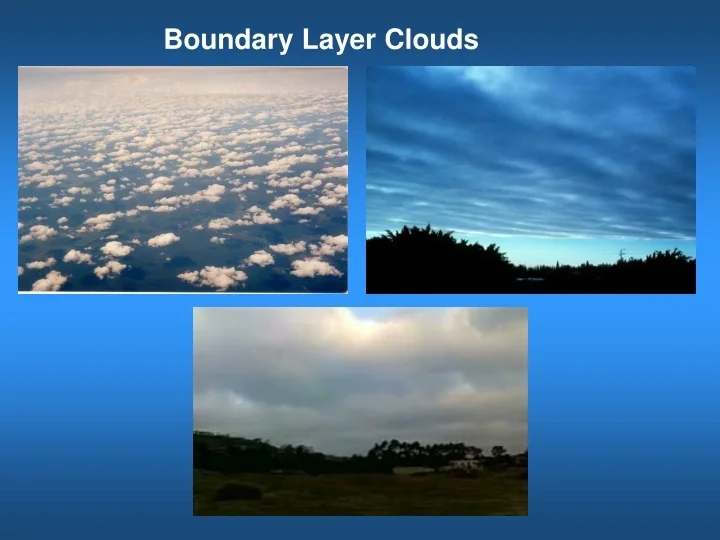 PPT - Boundary Layer Clouds PowerPoint Presentation, free download - ID ...