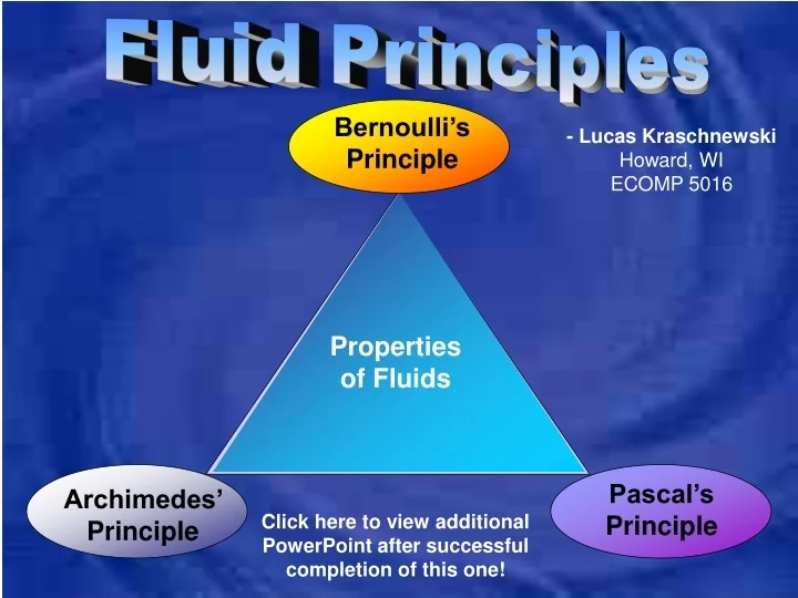 PPT - Fluid Principles PowerPoint Presentation, free download - ID:9404158