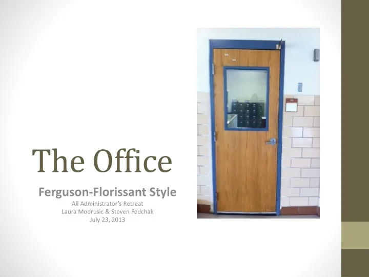 PPT - The Office PowerPoint Presentation, free download - ID:9408469