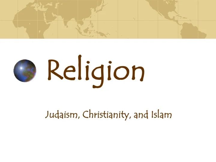 PPT - Religion PowerPoint Presentation, free download - ID:9408778