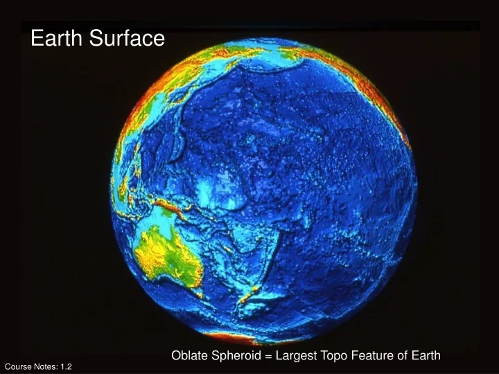 PPT - Earth Surface PowerPoint Presentation, free download - ID:9411638