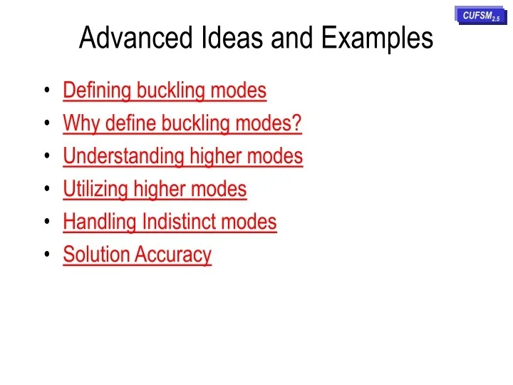 PPT - Advanced Ideas and Examples PowerPoint Presentation, free ...