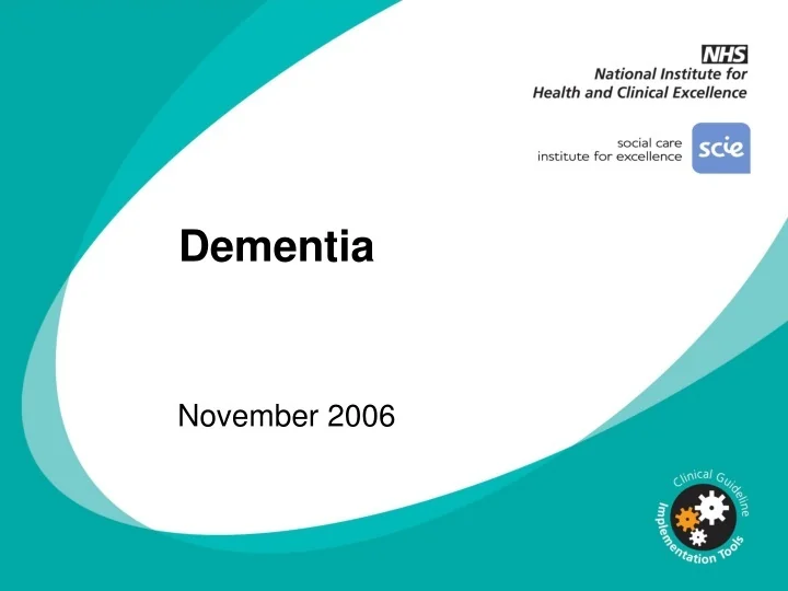 PPT - Dementia PowerPoint Presentation, free download - ID:9412149