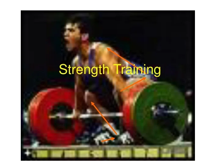 PPT - Strength Training PowerPoint Presentation, free download - ID:9413462