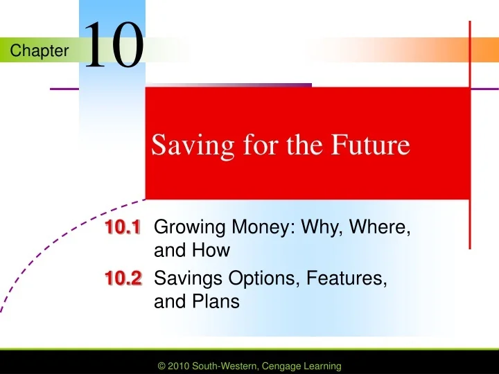 PPT - Saving for the Future PowerPoint Presentation, free download - ID ...
