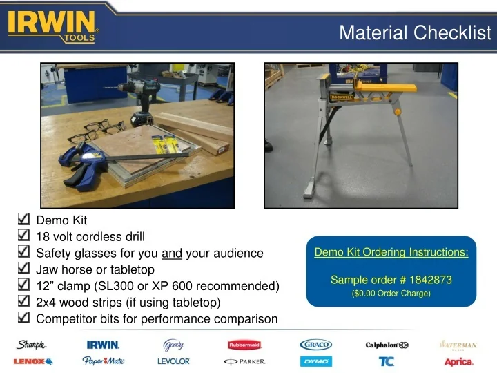 PPT - Material Checklist PowerPoint Presentation, free download - ID ...