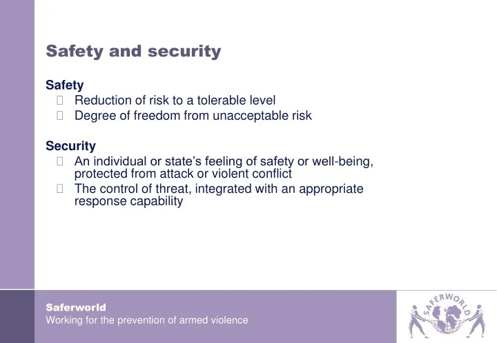 PPT - Safety and security PowerPoint Presentation, free download - ID ...