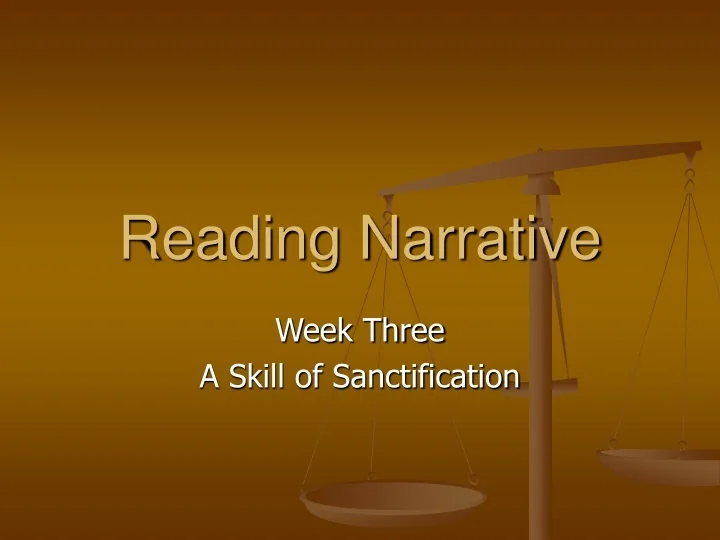 PPT - Reading Narrative PowerPoint Presentation, free download - ID:9420895