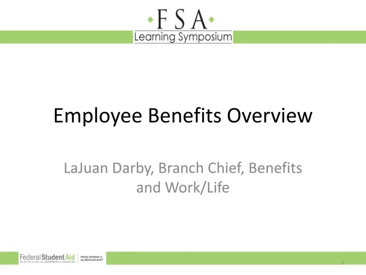 PPT - Employee Benefits Overview PowerPoint Presentation, free download ...