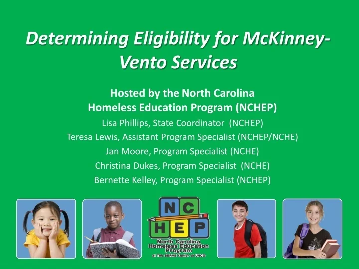 PPT - Determining Eligibility for McKinney-Vento Services PowerPoint Presentation - ID:9421050