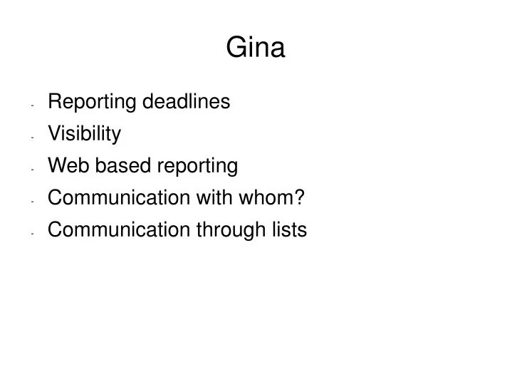 PPT - Gina PowerPoint Presentation, free download - ID:9423813