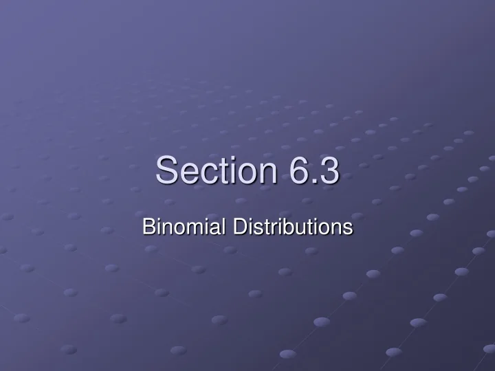 PPT - Section 6.3 PowerPoint Presentation, free download - ID:9424427