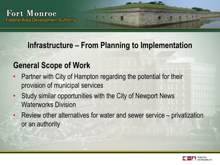 PPT - Infrastructure – From Planning to Implementation PowerPoint ...