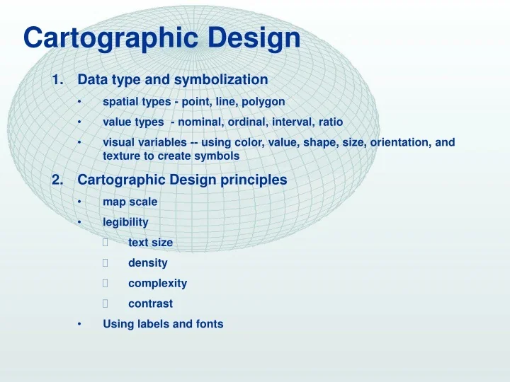 PPT - Cartographic Design PowerPoint Presentation, free download - ID ...