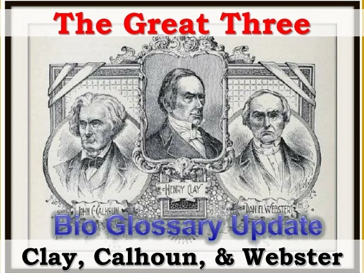 PPT - The Great Three PowerPoint Presentation, free download - ID:9429274