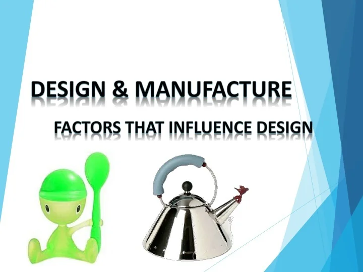 PPT - Design & Manufacture PowerPoint Presentation, free download - ID ...